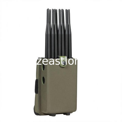 80m Wireless Portable Cell Phone Jammer RCIED Radio Frequency Scrambler