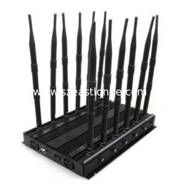 12 Antenna GPS Signal Jammer Wall Mount Blocker For Isolating Car Gps ...