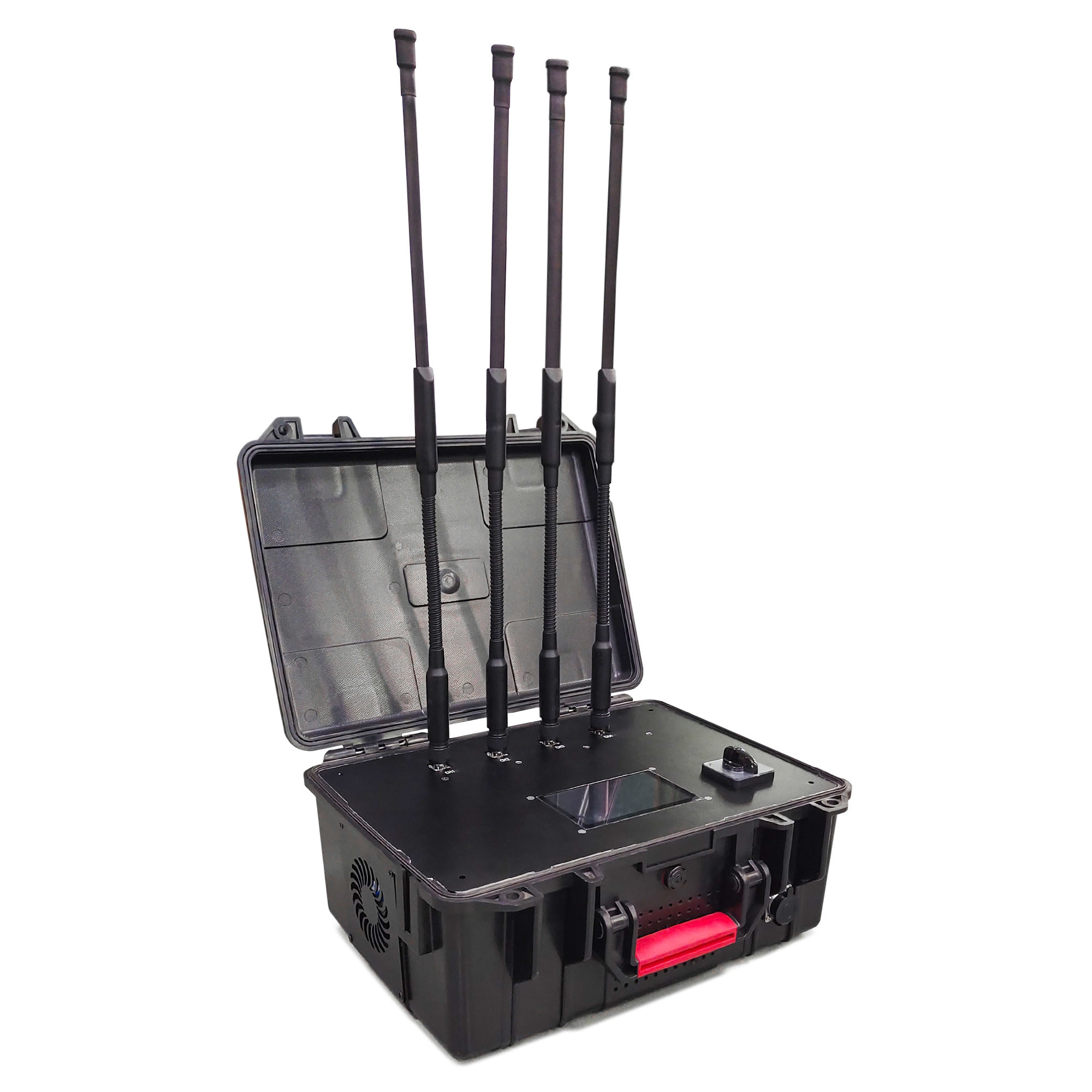 4 Bands High Power Anti Drone UAV GPS WIFI Jammer 315 433 868 915 ...